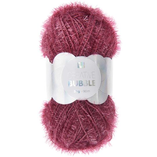 Fil Creative Bubble Rico Design - Crochet - 044 Betterave Rouge