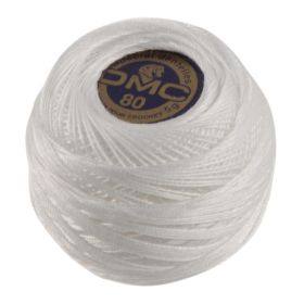 Fil DMC Spécial Dentelles - Fil Crochet DMC n° B5200 Blanc Lumière