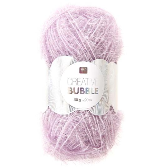 Fil Creative Bubble Rico Design - Crochet - 049 Bubble Lavande