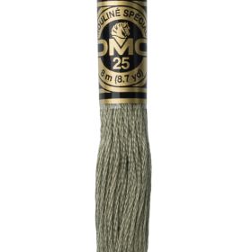 Fil à broder mouliné DMC coloris 3022 Gris éléphant - Univers Broderie
