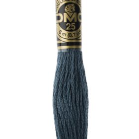 Fil à broder mouliné DMC coloris 3768 Bleu Tempête - Univers Broderie