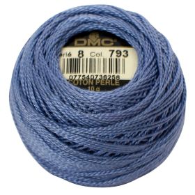 Fil Coton perlé n°8 DMC 793 Bleuet - Univers Broderie