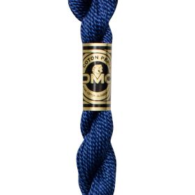 Fil Coton perlé n°5 DMC 336 Bleu indigo - Univers Broderie