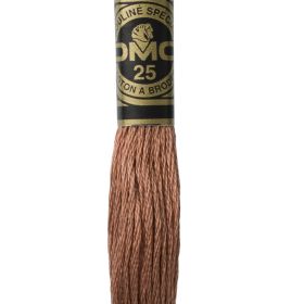 Fil à broder mouliné DMC coloris 3772 Marron Glacé - Univers Broderie