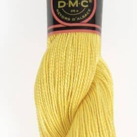 Fil Coton perlé DMC n°8 Retors d'Alsace 726 Jaune Mimosa