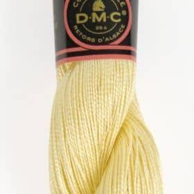 Fil Coton perlé DMC n°8 Retors d'Alsace 745 Jaune Banane