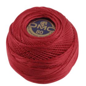 Fil DMC Spécial Dentelles - Fil Crochet DMC n° 321Rouge Carmin