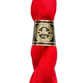 Fil Coton perlé DMC n°5 Retors d'Alsace 666 Rouge Ecarlate