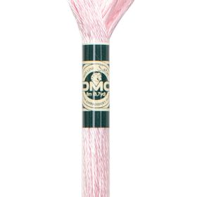 Fil à broder mouliné DMC Satin S818 Rose boudoir - Univers Broderie