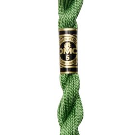 Fil Coton perlé n°5 DMC 988 Verveine - Univers Broderie