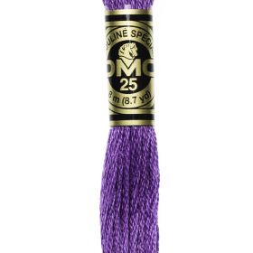 Fil à broder mouliné DMC coloris 3837 Violine - Univers Broderie