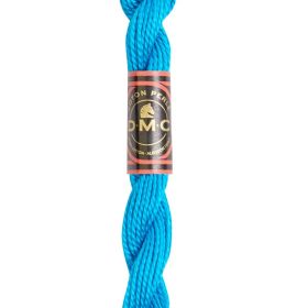 Fil Coton perlé n°5 DMC 3844 Bleu Lagon - Univers Broderie