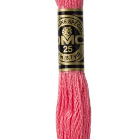 Fil à broder mouliné DMC coloris 3706 Flamant Rose - Univers Broderie