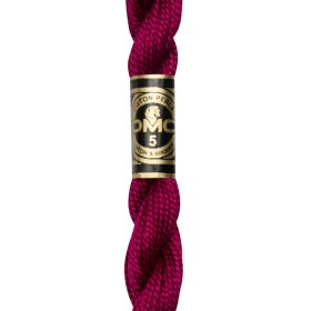 Fil Coton perlé n°5 DMC 915 Rose magenta foncé - Univers Broderie