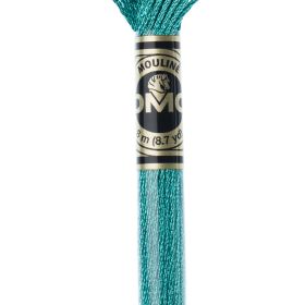 Fil DMC Effet Lumière à broder 317W E3849 Vert Turquoise