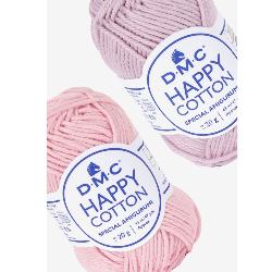 Fil Coton Crochet Happy Cotton DMC | Amigurumi |Pelote 20gr