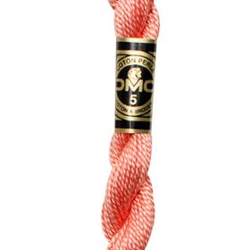 Fil Coton perlé n°5 DMC 352 Saumon - Univers Broderie