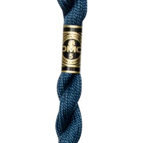 Fil Coton perlé n°5 DMC 930 Ardoise grise - Univers Broderie