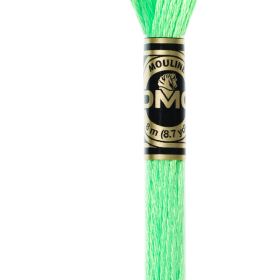 Fil DMC Effet Lumière à broder 317W E990 Vert Néon