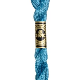 Fil Coton perlé n°5 DMC 807 Marée turquoise - Univers Broderie