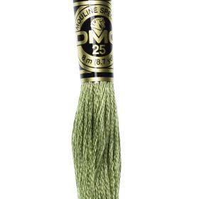 Fil à broder mouliné DMC coloris 3364 Vert Sauge - Univers Broderie