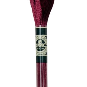 Fil à broder mouliné DMC Satin S3685 Aubergine - Univers Broderie