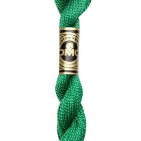 Fil Coton perlé n°5 DMC 910 Vert anglais - Univers Broderie