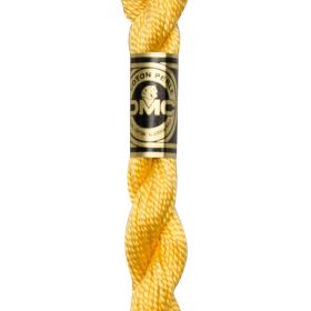 Fil Coton perlé n°5 DMC 725 Jaune bouton d'or - Univers Broderie