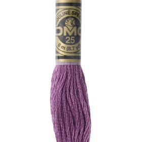 Fil à broder mouliné DMC coloris 3835 Violet Pourpre - Univers Broderie